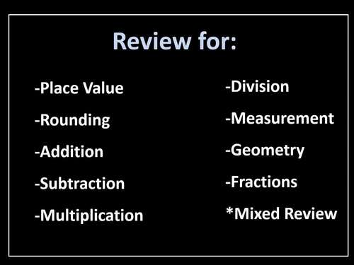 New York State-Math State Test Prep: Review for Grade 4 Concepts