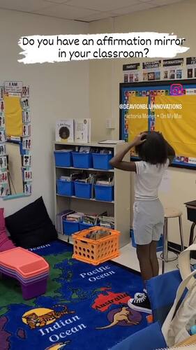 Affirmation Mirror Cards by DeAvion Creates | TPT