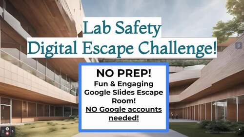 Lab Safety Rules Procedures Digital Escape Room Activity Middle & High School