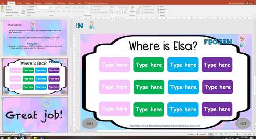 Sight Word Game - Editable Version by Just Love 'Em | TPT