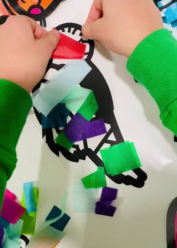 Gemstone Art Activity for Preschool | Mineral and Rocks Science Paper ...