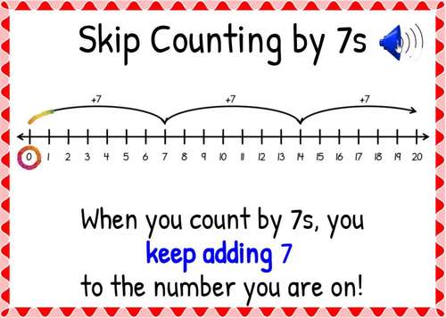 Skip Counting by 7 Introduction and Practice Activity - Digital Boom ...