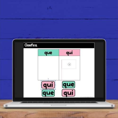 Letra Q Digital que qui Actividades para Google Slides y Seesaw | TPT