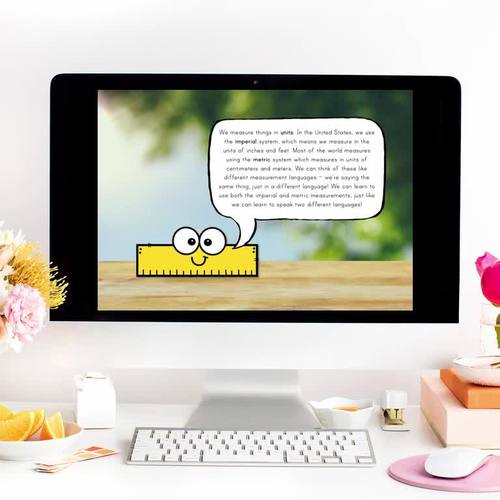 Standard Measurement | Spring Measurement | Measurement First Grade Slides