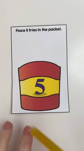 Counting Task Cards | Fine Motor Task Box by Teaching Autism | TPT