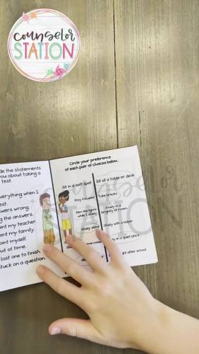 Study Skills and Test-Taking Skills Foldable Book for Upper Elementary