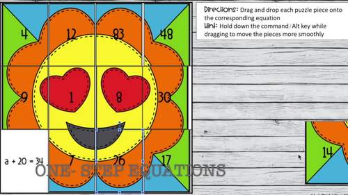 6th Grade Equations and Inequalities Digital Activity Bundle | Google ...