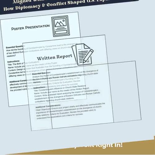 Westward Expansion: U.S. Boundaries & Foreign Relations — PBL Choice ...