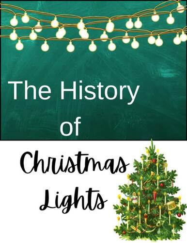 Main Central Idea Supporting Details History of Christmas Lights Tasks ...