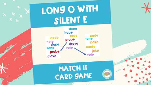 Long O with Silent e game by Celebrating Neurodiversity | TPT