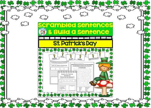 St. Patrick's Day Scrambled Sentences | Cut & Paste Sentences | March ...