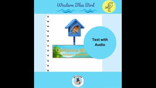 California Bird Study: The Western Bluebird Workbook, 5th/6th Grade