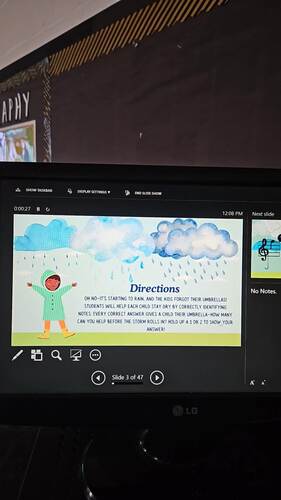 Rainy Day Treble Clef Spring Interactive Elementary Music Activity