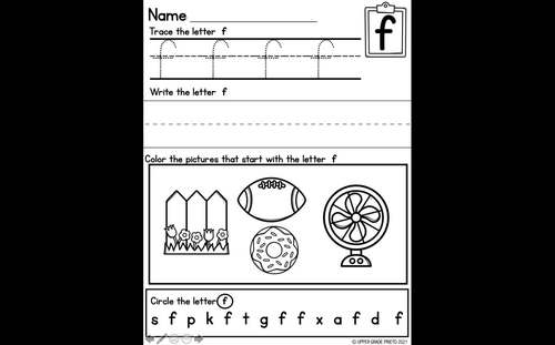 Alphabet Recognition - Lowercase Alphabet - ABC Practice by Upper Grade ...