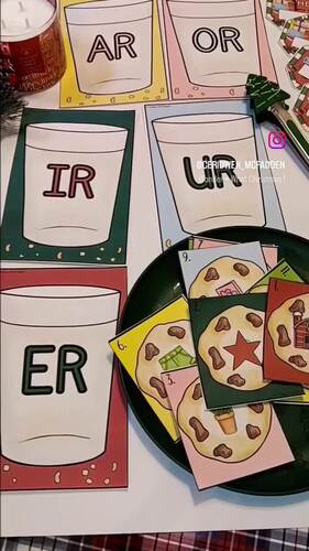 Christmas Literacy Centers for First Grade - December Games, Activities ...