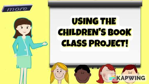 FREE SAMPLE Project Based Learning Children's Book Template for ...