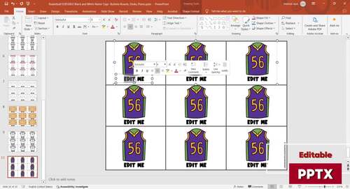 Editable Basketball Name Plates, Tags, Awards | Desks, Plates, Decor