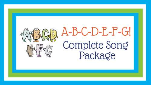 Original Alphabet Song for Classroom and Performance - mp3s, PDF, SMART ...