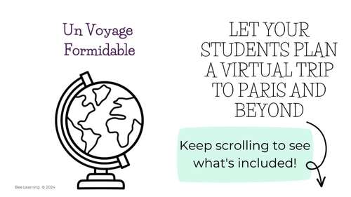 French Travel - Virtual Tour of Paris, Quebec and more by Bee Learning