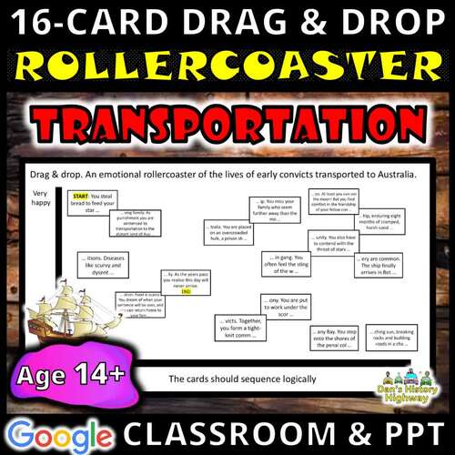 GCSE History Convict transportation to Australia - Digital lesson ...