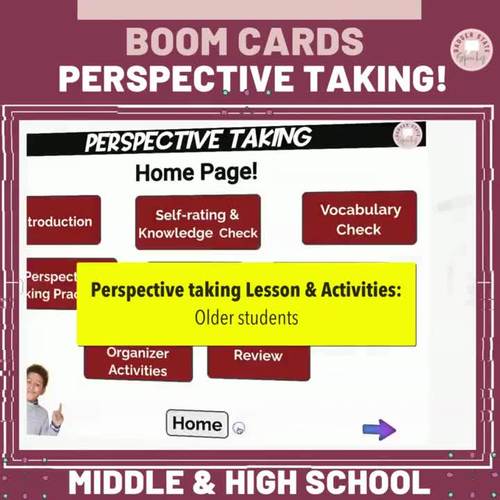 Boom™ Perspective taking Social Skills Middle High School | TPT