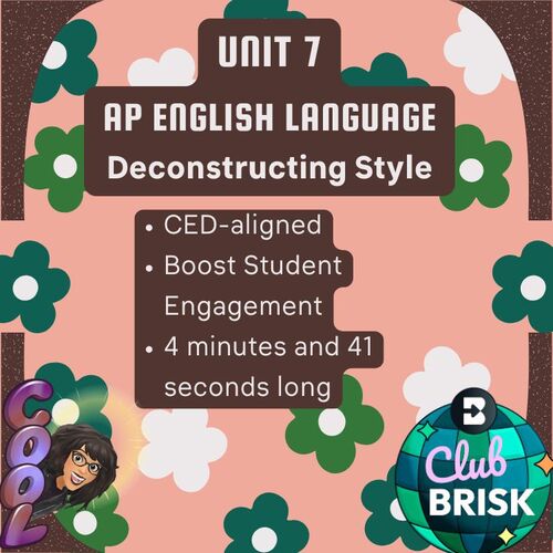 AP English Lang Podcast: Deconstructing Style (Argumentative Texts ...
