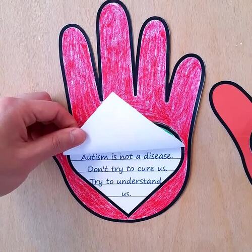 Autism Awareness Writing Craft Activities, Autism Awareness Month ...