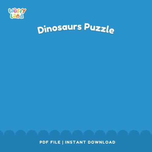 Dinosaur Cut and Paste Craft Template 20 Pages PDF Fun Kids Activity