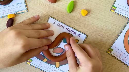 Forest Animals Play Doh Mats Woodland Printable Play Dough Toddler ...