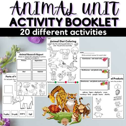 Animal Unit - Animal Habitats - Animal Diets - Animal Research Report ...