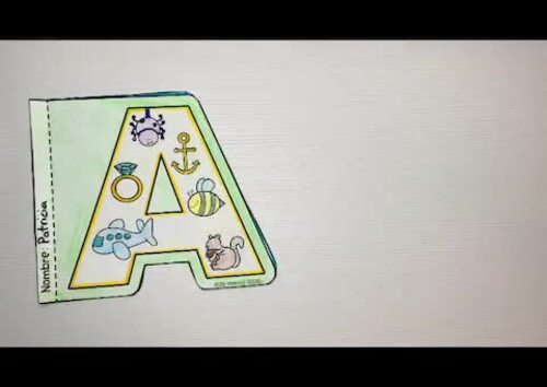 Librito del alfabeto con hojas de trabajo de la letra E (Spanish mini ...