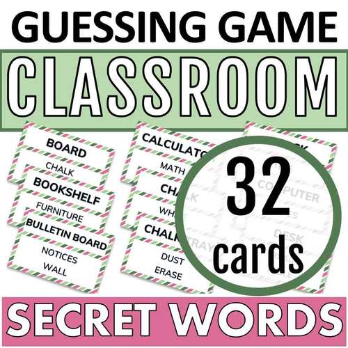 CLASSROOM vocabulary guessing game for ESL students by PetersGames