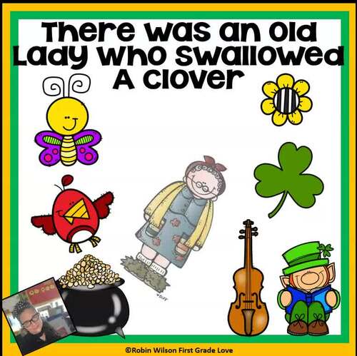 There was an Old Lady Who Swallowed a Clover Reading Comprehension ...