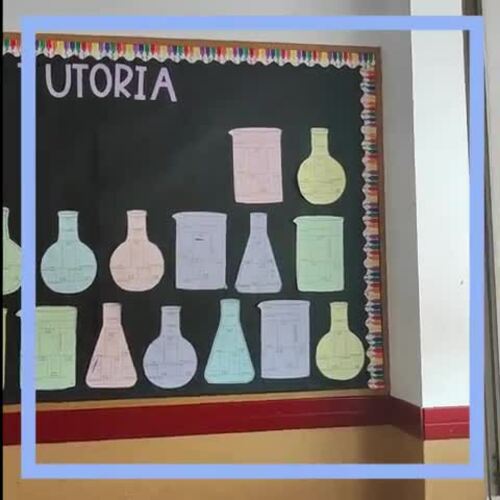 Get to know me for chemistry bulletin board: first day of science activity