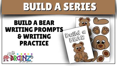 Build a Bear Cut & Paste Craft | Fall Alphabet Letter B Activities ...