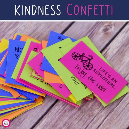 Kindness Confetti® Cards- Kindness Activity - Set 1 by Thinking Zing ...