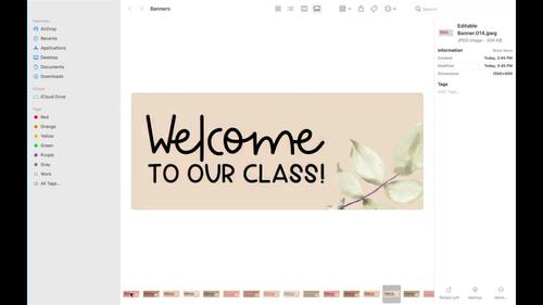 Google Sites Template -Classroom Website -Buttons Headers Banners ...