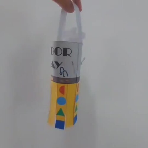 Labor Day Craft Coloring Activities Windsock / Community Helpers Board ...