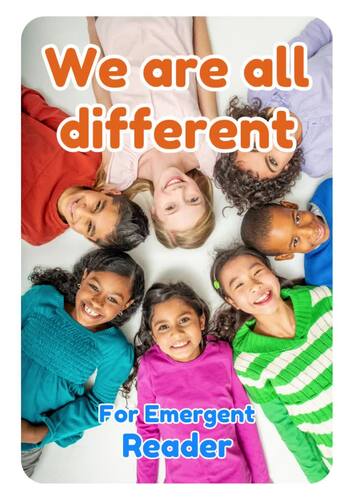 Diversity- Emergent early reader ebook Kindergarten reading ...