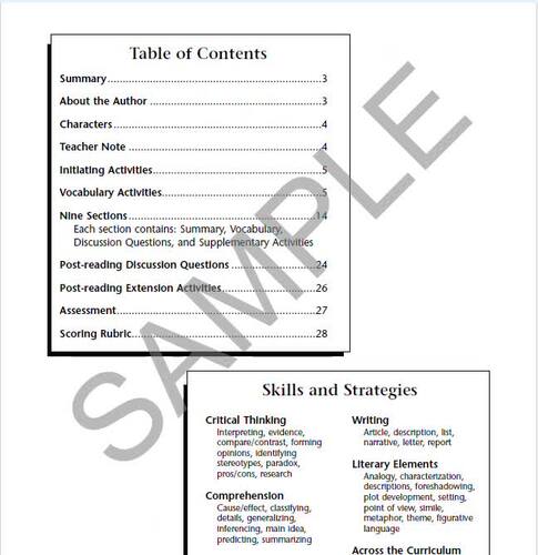 Forged By Fire Novel Units® Teacher Guide Novel Study | TPT