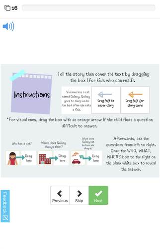 NO PRINT Interactive Answering WH Questions Level 1 Boom Card by SLPeekaboo