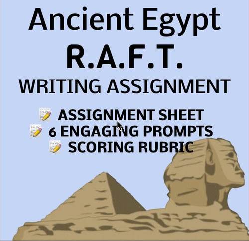 Ancient Egypt RAFT by Student-Centered Social Studies | TpT