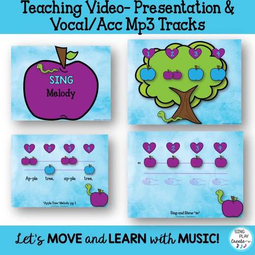 Music Lesson: "Apple Tree" So-Mi, Activities, Worksheets, VIDEO, Mp3 Tracks