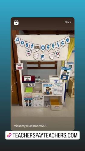 Post Office Dramatic Play Printables - Community Helpers Pretend Play ...