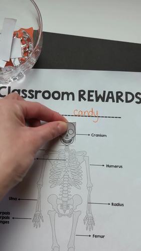 Skeletal System - Classroom Management - Halloween | TPT