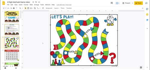4-Digit Addition and Subtraction with Regrouping Digital GAME by Sherri ...