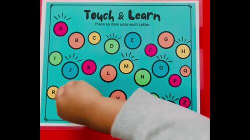 Reusable Alphabet Mat A–Z | Hands on Letter Recognition & Fine Motor ...