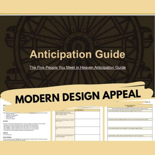 The Five People You Meet in Heaven | Bundle (Slides, Essay, Guides ...