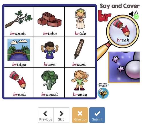 Articulation R Blends Boom Cards Games for Speech Therapy | BR, CR, DR