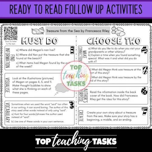 Purple Ready to Read Activities Level 19 and 20 | Year 3 and 4 New Zealand